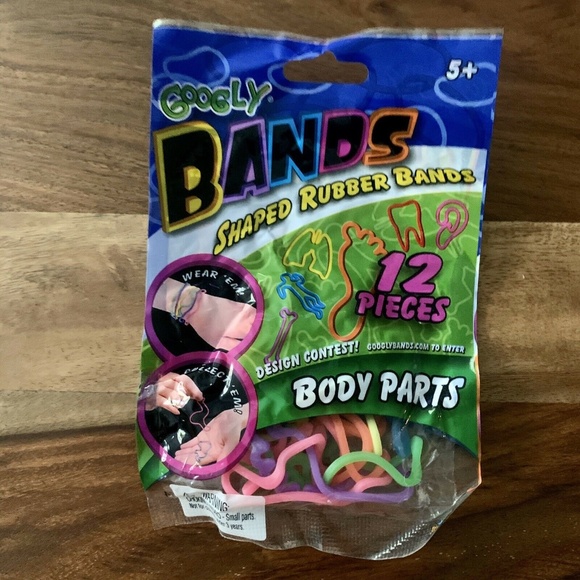 Googly Bands | Accessories | Nwt Googly Bands Body Part Bone Foot Lung ...